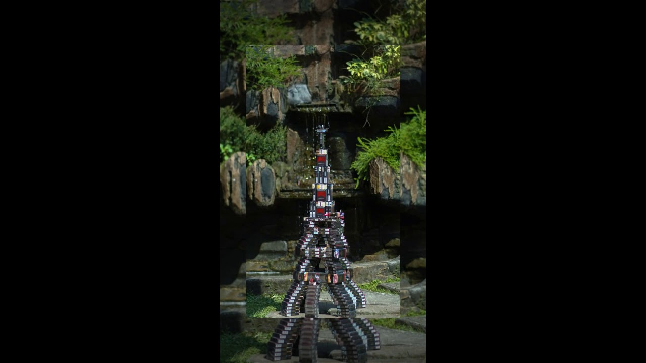 Miniatur Keren Menara Eiffel dari bungkus rokok - YouTube