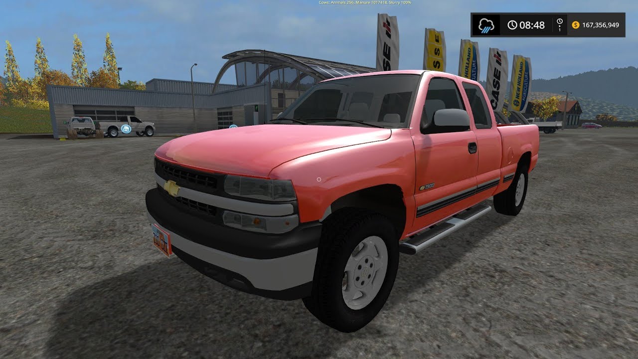 Farming Simulator 17 2001 SIlverado 1500 Mod - YouTube