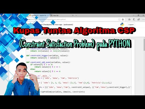 Coding CSP di python | Library SimpleAi | Constraint Satisfaction Problem - YouTube
