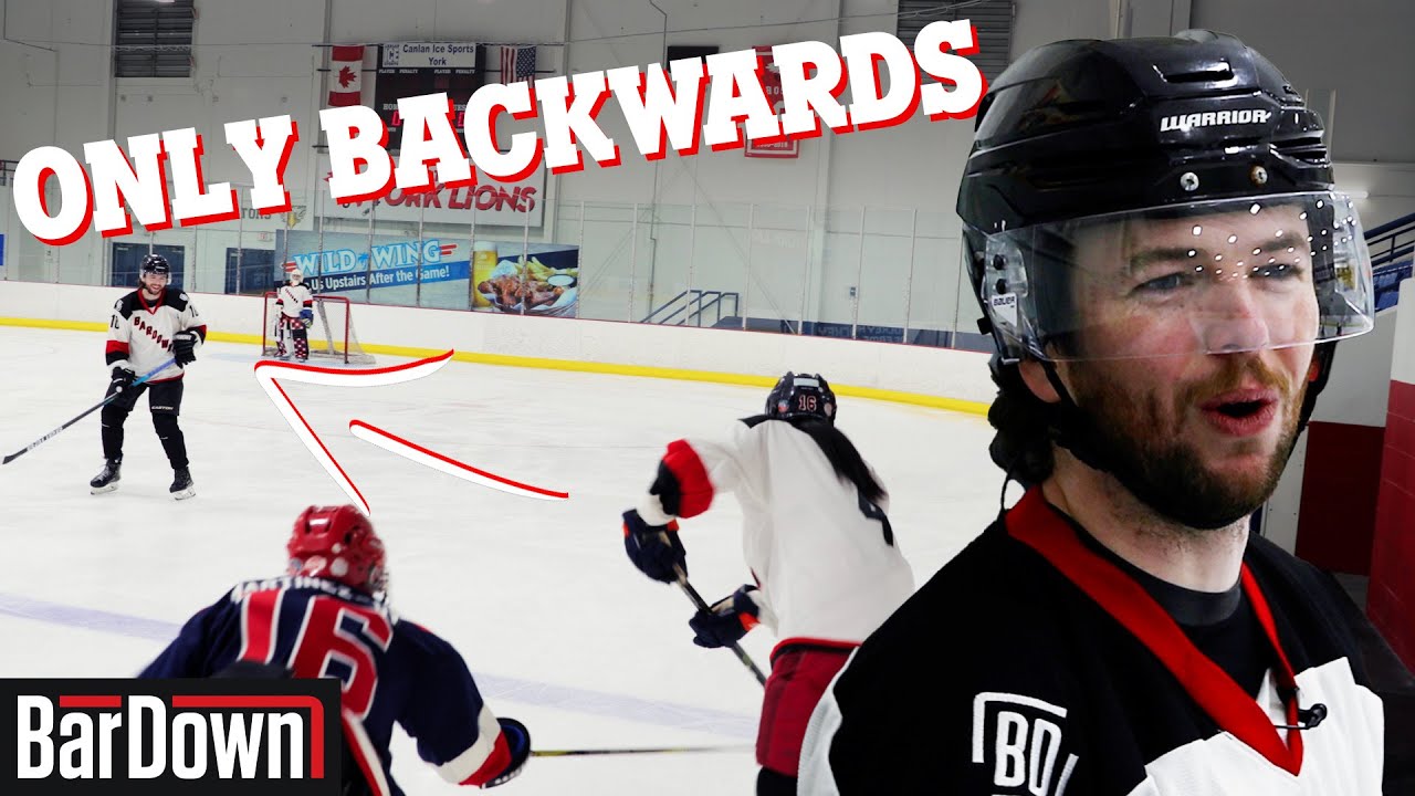 ONLY PASSING BACKWARD FOR AN ENTIRE HOCKEY GAME (PLUS MILK PUNISHMENT ...