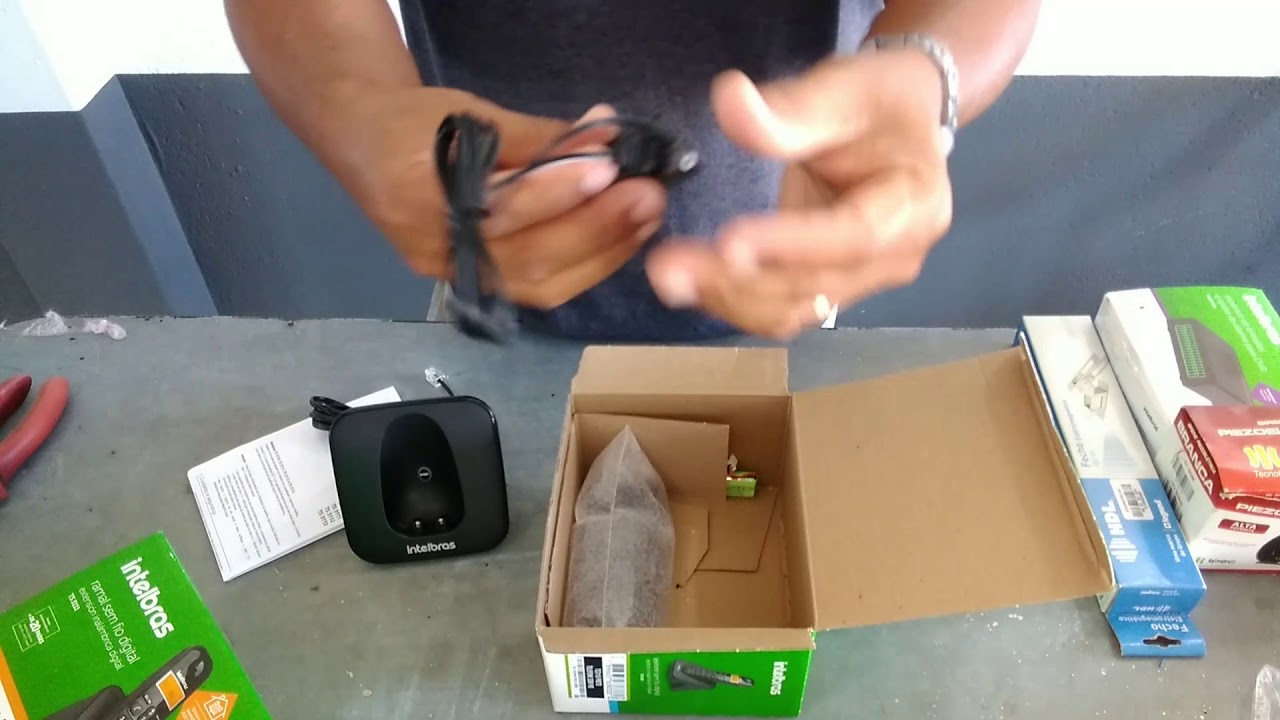 Como instalar extensão de telefone sem fio - YouTube
