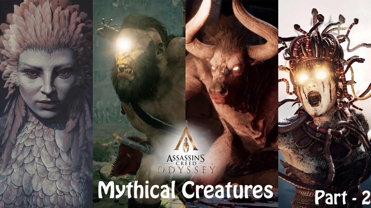 Four Insane Ancient Mythical Creatures In Assassin's Creed Odyssey ...