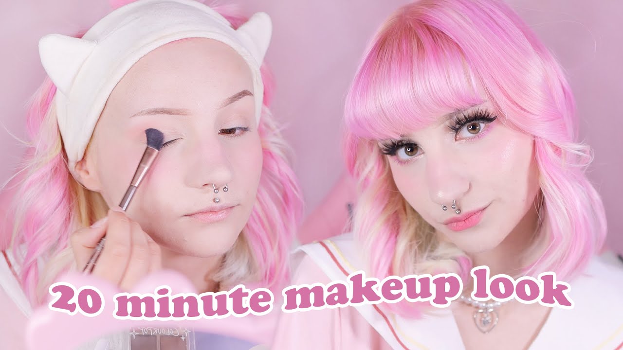 MY 20 MINUTE MAKEUP LOOK ♡ - YouTube