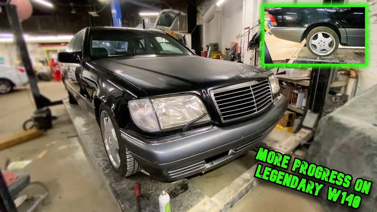 Mercedes W140 S600 Brand New Grille & Problems with Rear Hydraulic ...