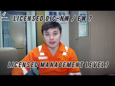 Akto Seaman Licensed OIC-NW/ Oic-Ew or Management Level Licensed ka ba ...