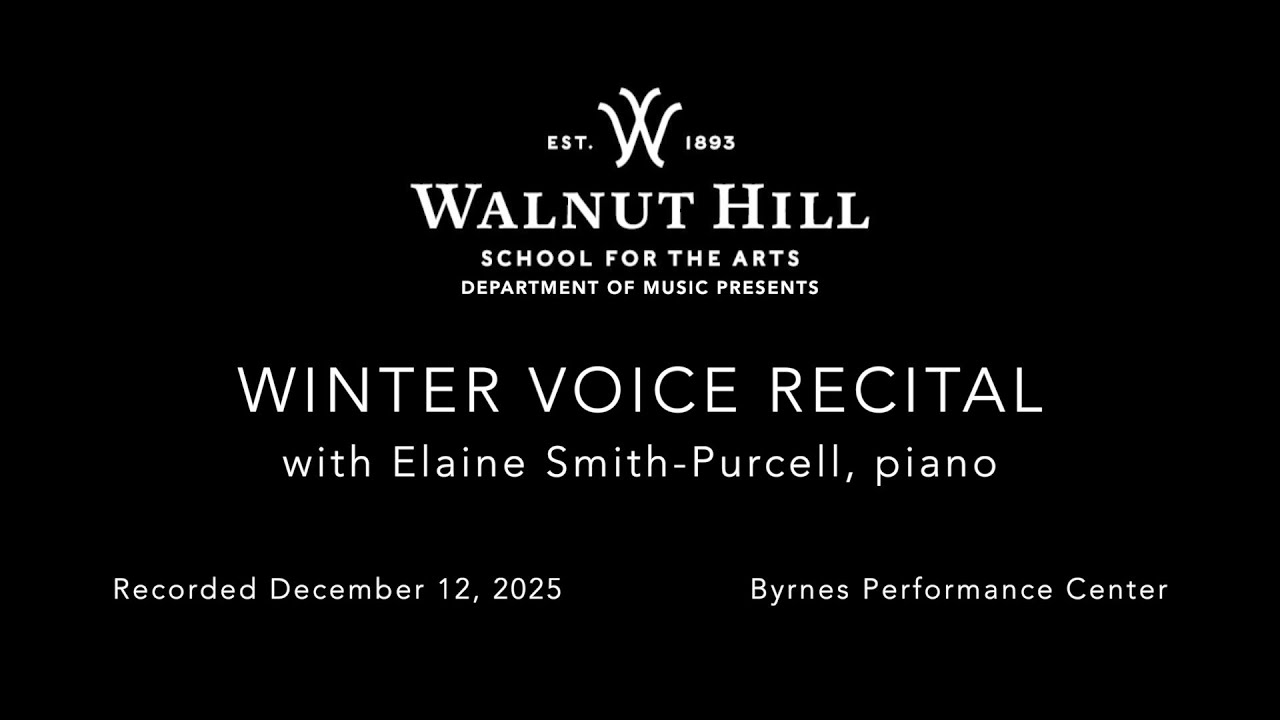 Winter Voice Recital, December 2026 - YouTube