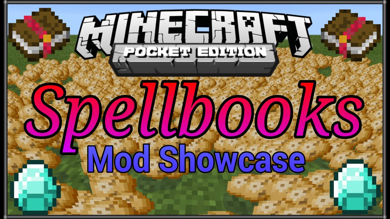 SpellBooks mod for Minecraft PE - YouTube