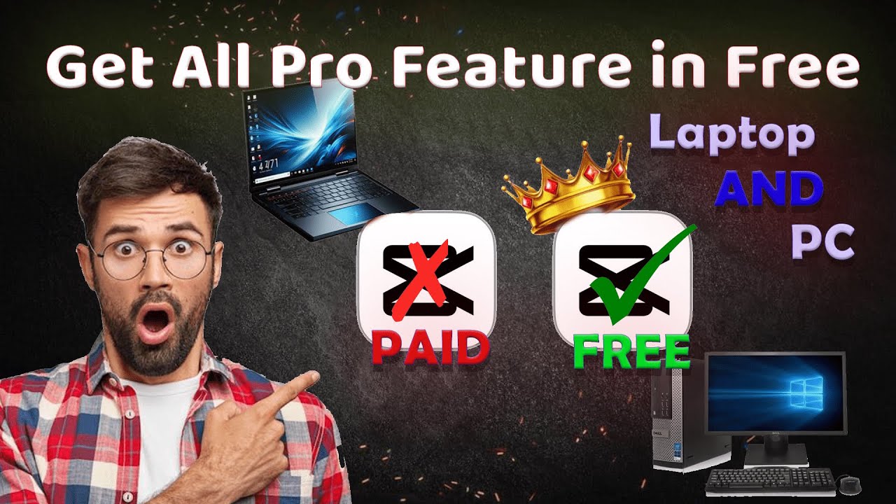 How to Use Capcut Pro Feature in Free Pc & Laptop Latest Version 2025 # ...
