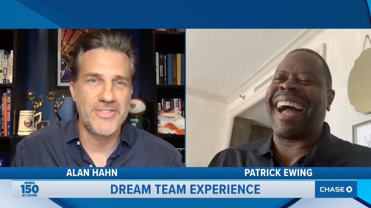 Patrick Ewing on the MSG 150 at Home - YouTube