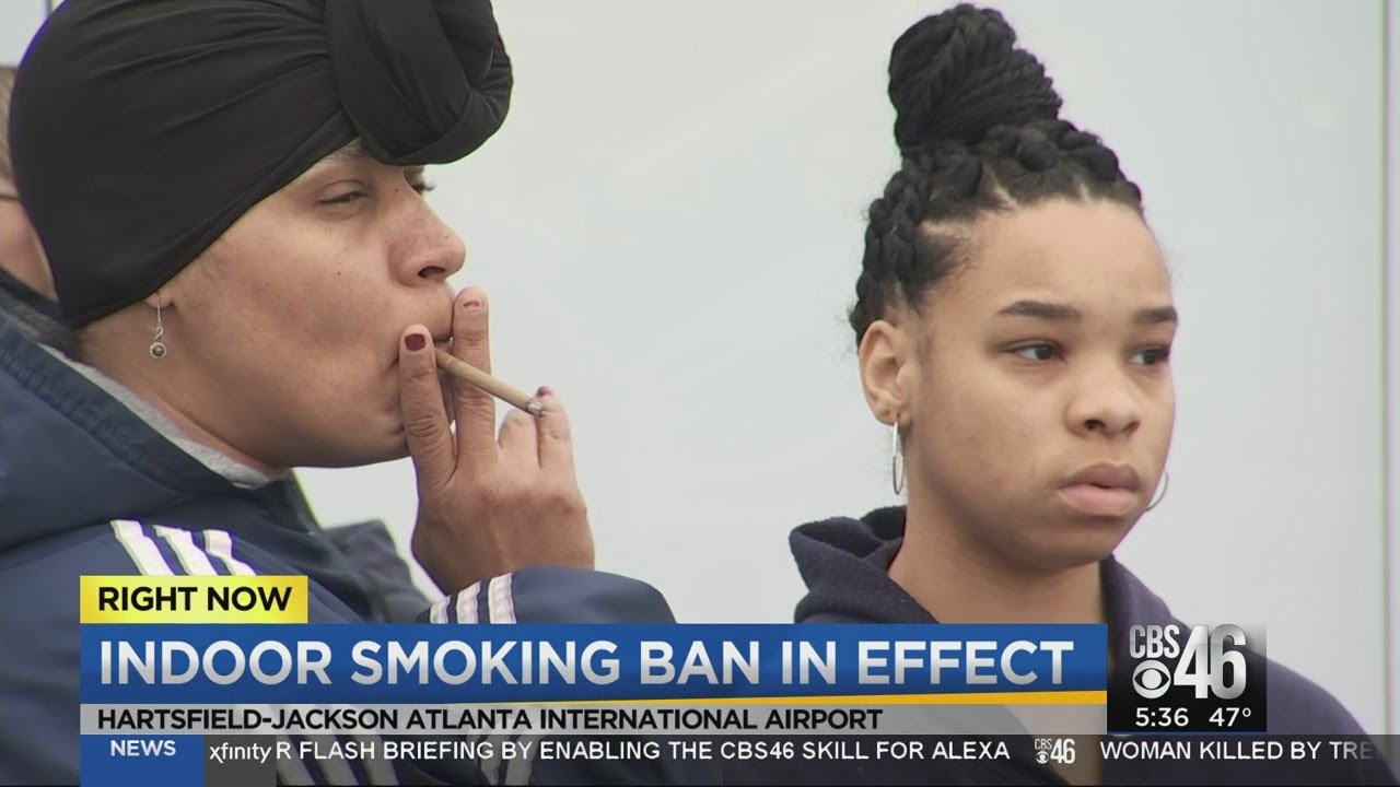 Indoor smoking ban goes into effect - YouTube