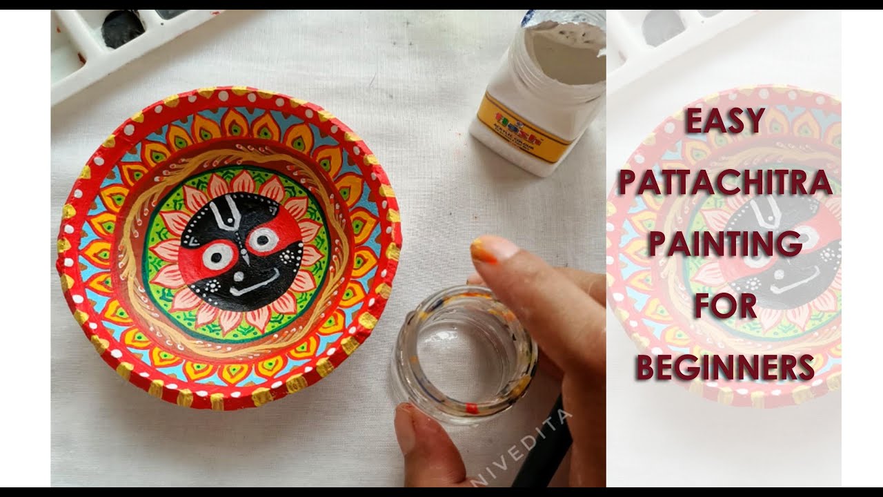 Easy Pattachitra painting for Beginners | Pattachitra painting Tutorial ...