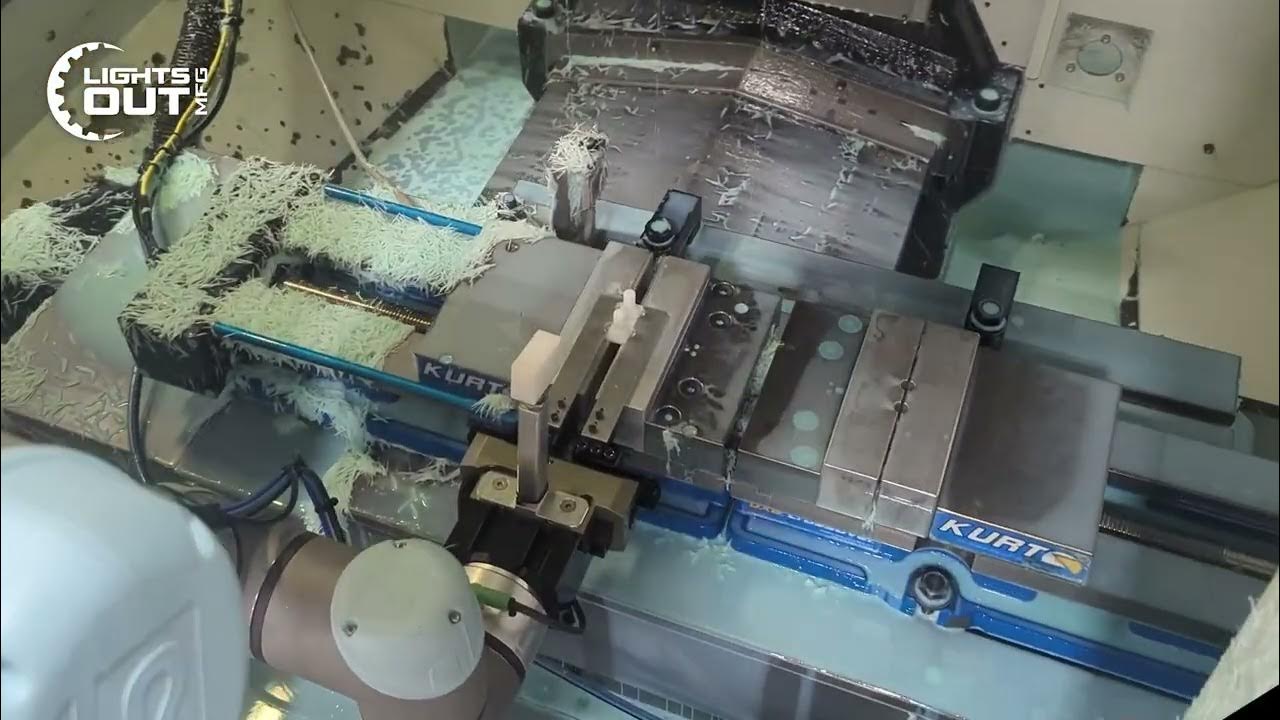 Aries 5 Universal Robots UR5e Fanuc Robodrill Machine Tending System - YouTube