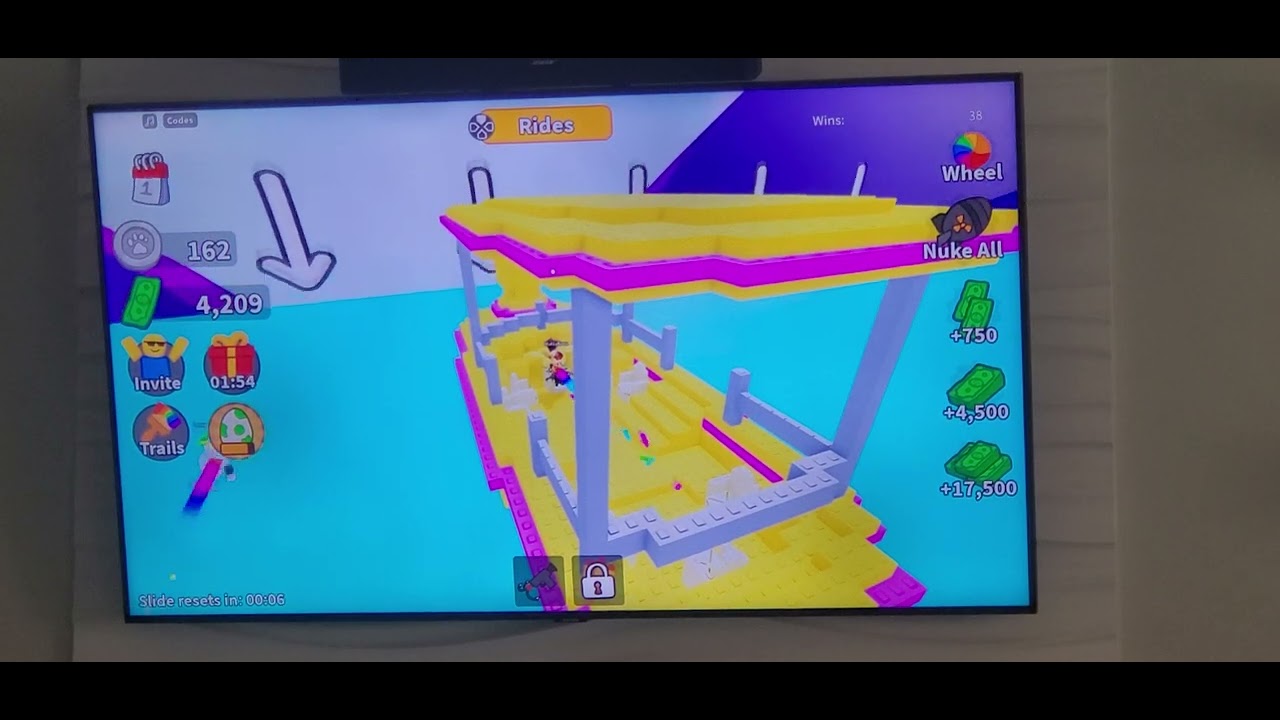 slide down a hill (roblox) - YouTube