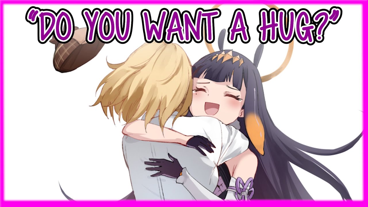 AME FINALLY GETS A HUG FROM INA 【Amelia Watson/ Hololive EN】 - YouTube