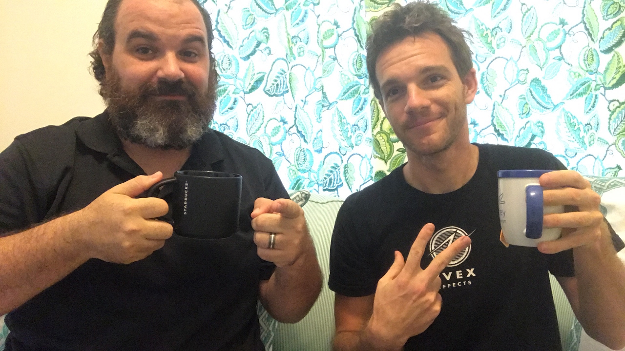 Ian and Sean in the Dawn: talking about inspiration, because as we all ...