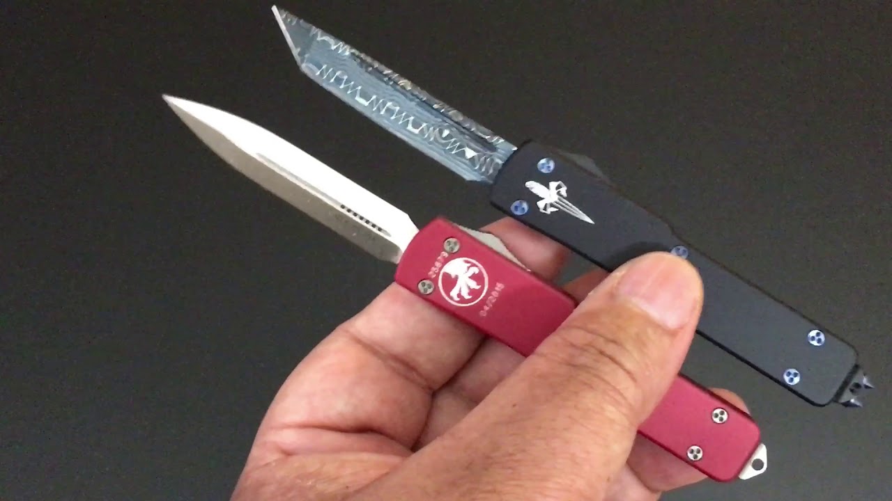 Microtech UTX-70 Custom and Production! The Knife of the Day! - YouTube