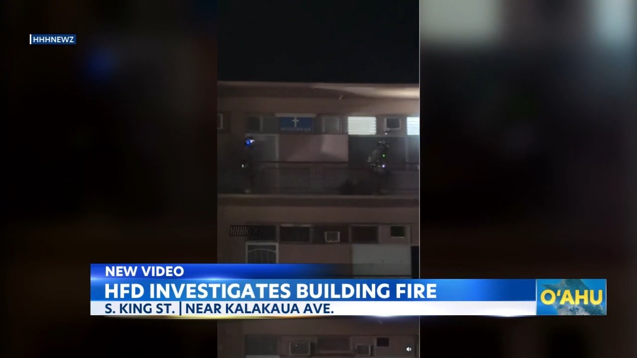 HFD extinguishes early morning fire in Honolulu, displacing nine - YouTube