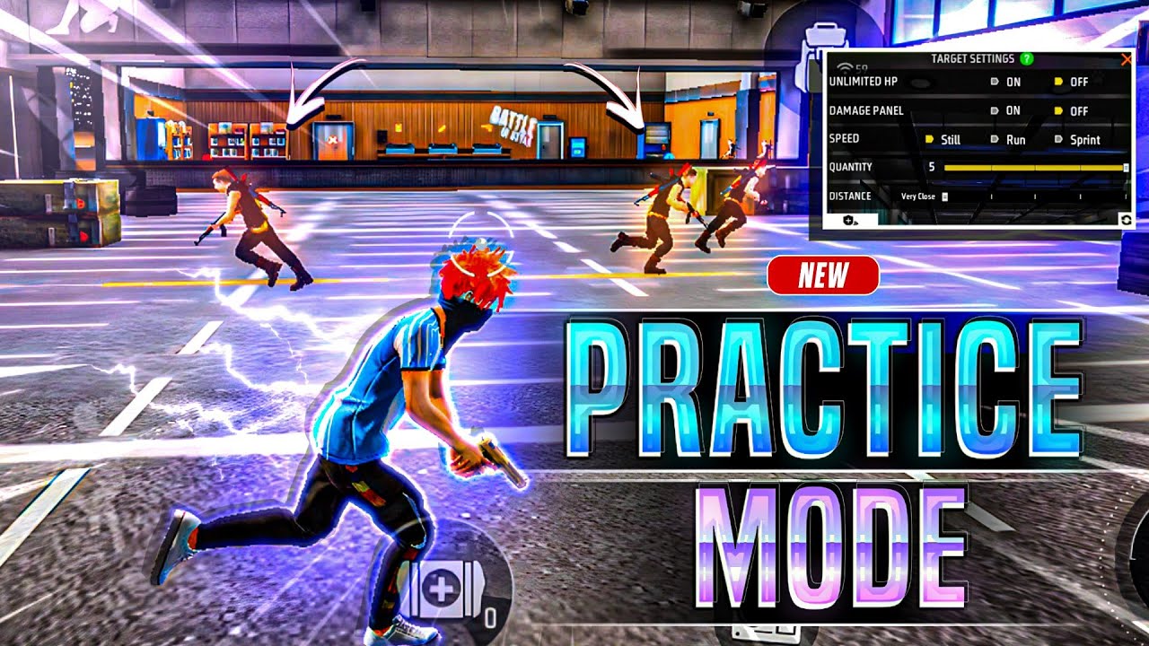 NEW TRAINING GROUND [PRACTICE MODE] SECRET SETTINGS ⚙️ - YouTube