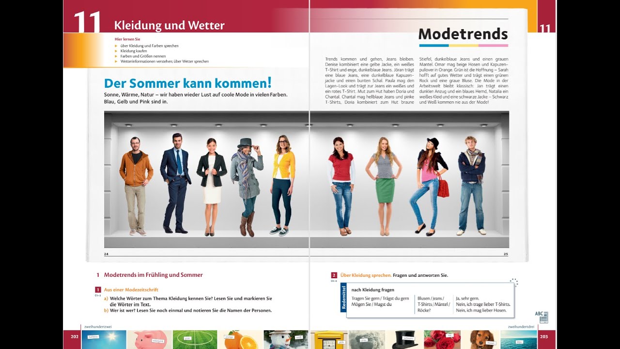 Kleidung und Wetter Lektion 11| Learn German with Gyanshala - YouTube