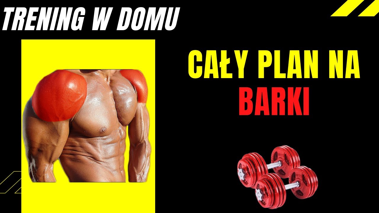 TRENING W DOMU - Trening Na BARKI Z Hantlami (pełny) - YouTube