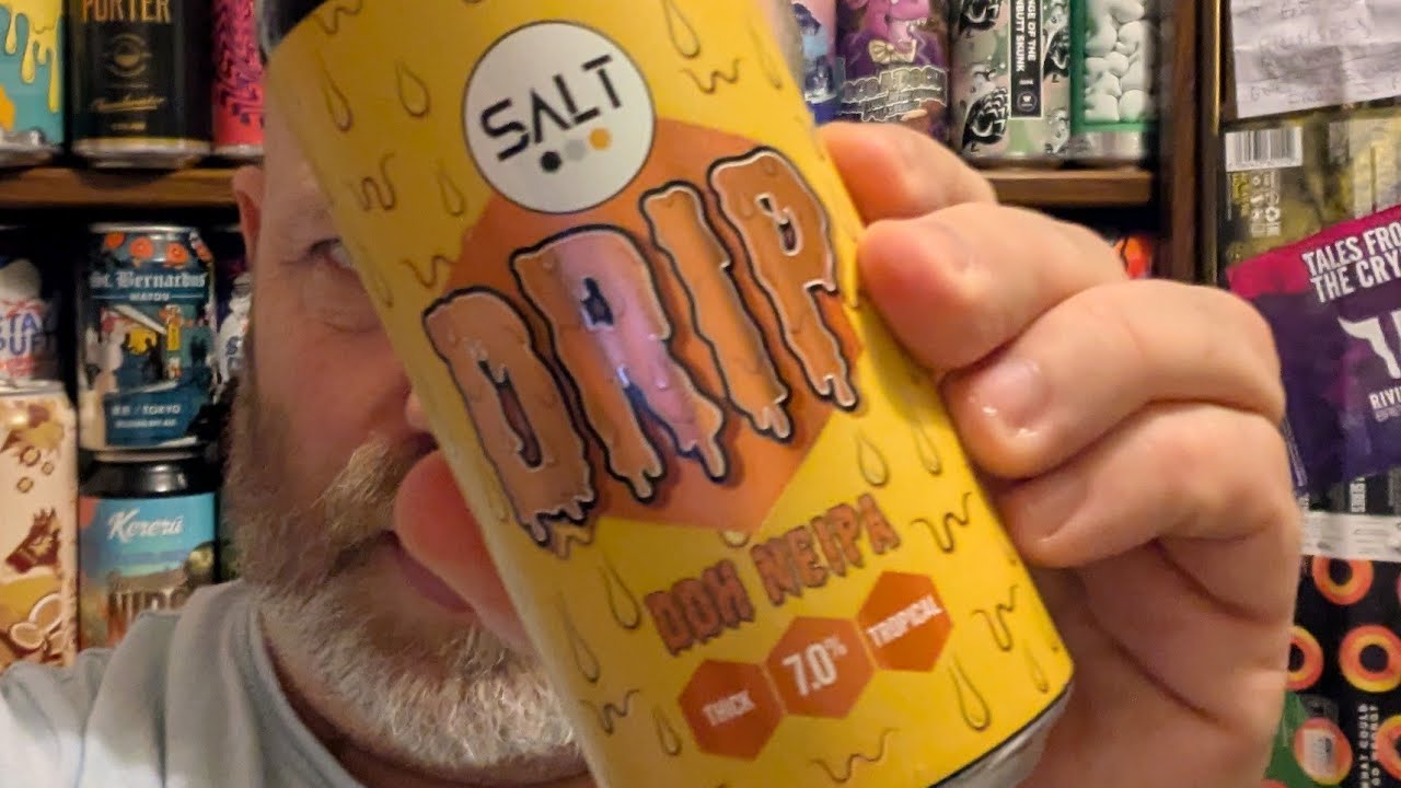 Salt Beer Factory Drip (can) 7% - YouTube