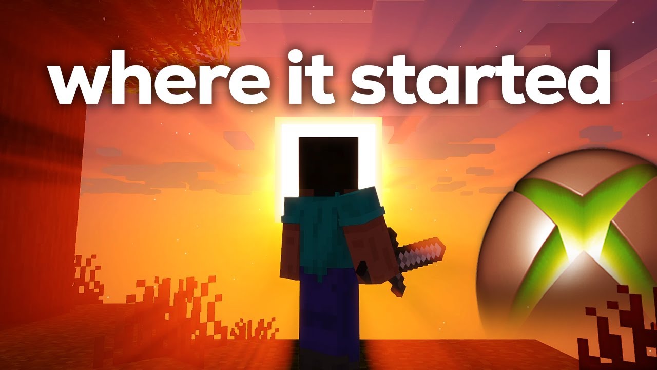 Playing the Oldest Version of Minecraft on Xbox 360... the way you ...