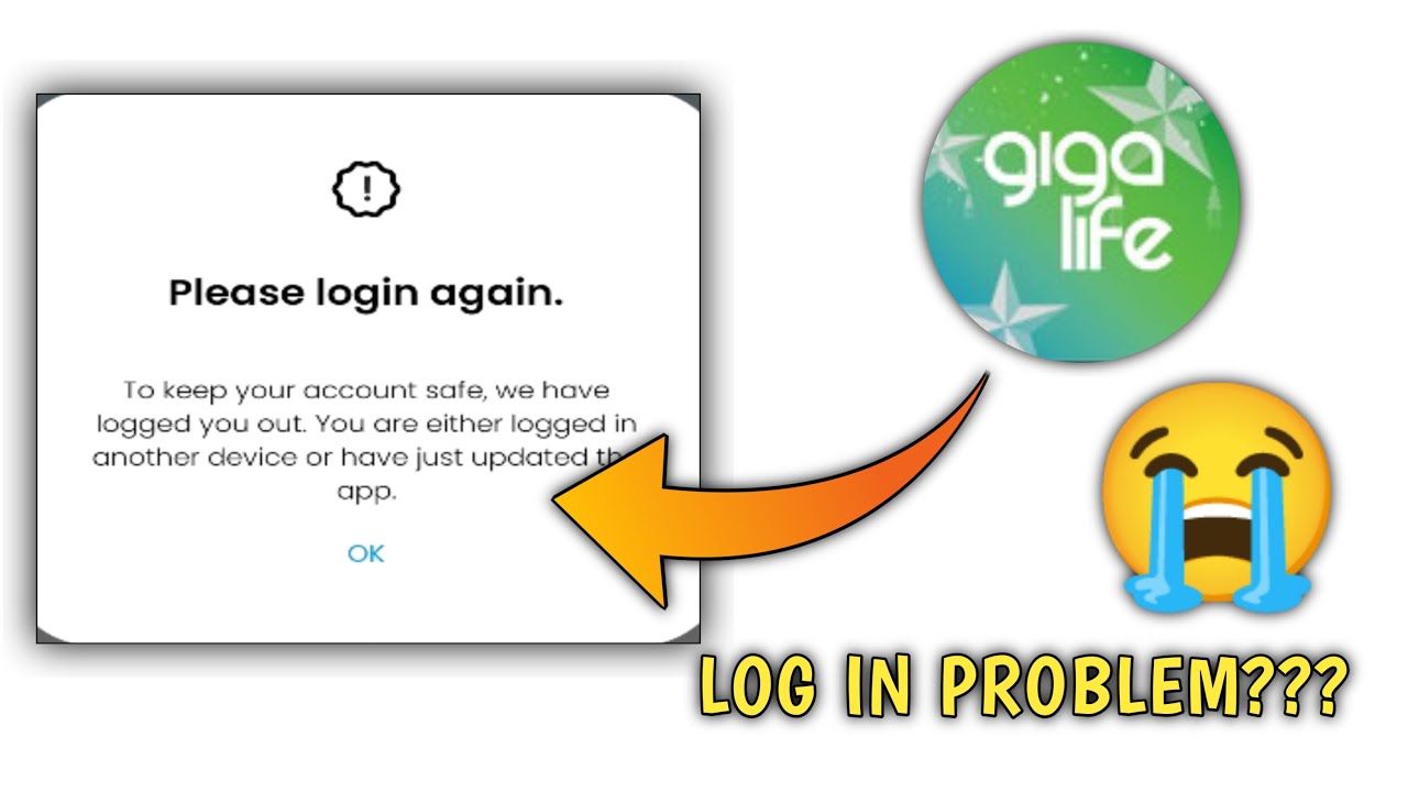 Keep Account Safe sa Gigalife App | fix Log in Problem giga life Update ...