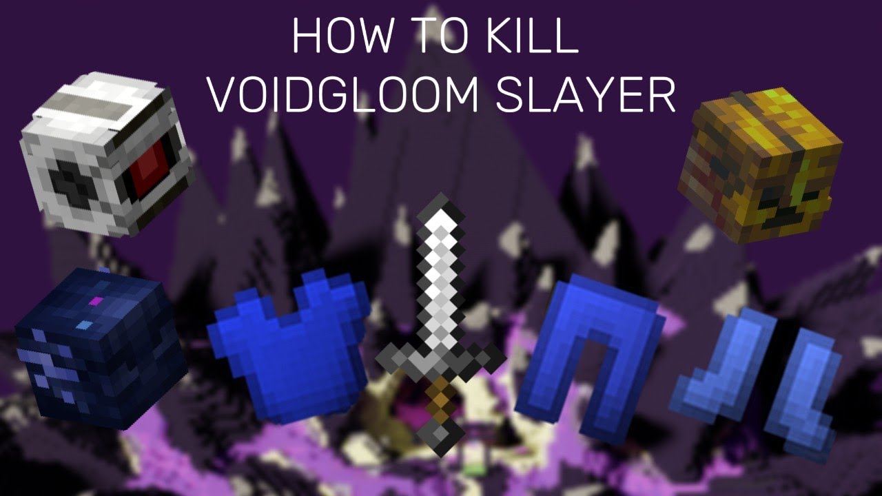 HOW TO SOLO T4 VOIDGLOOM SERAPH┃hypixel skyblock - YouTube