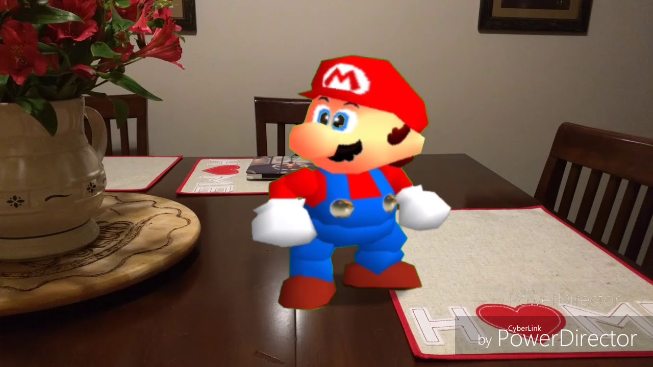 M64bros test: Mario's realistic eyes - YouTube