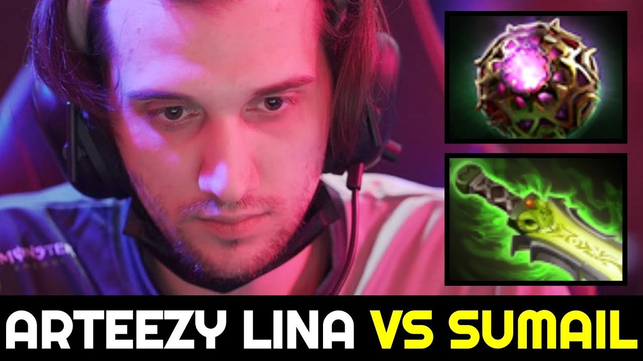 ARTEEZY PAKAZS vs SUMAIL — Magic Build Lina vs Witch Blade Batrider ...