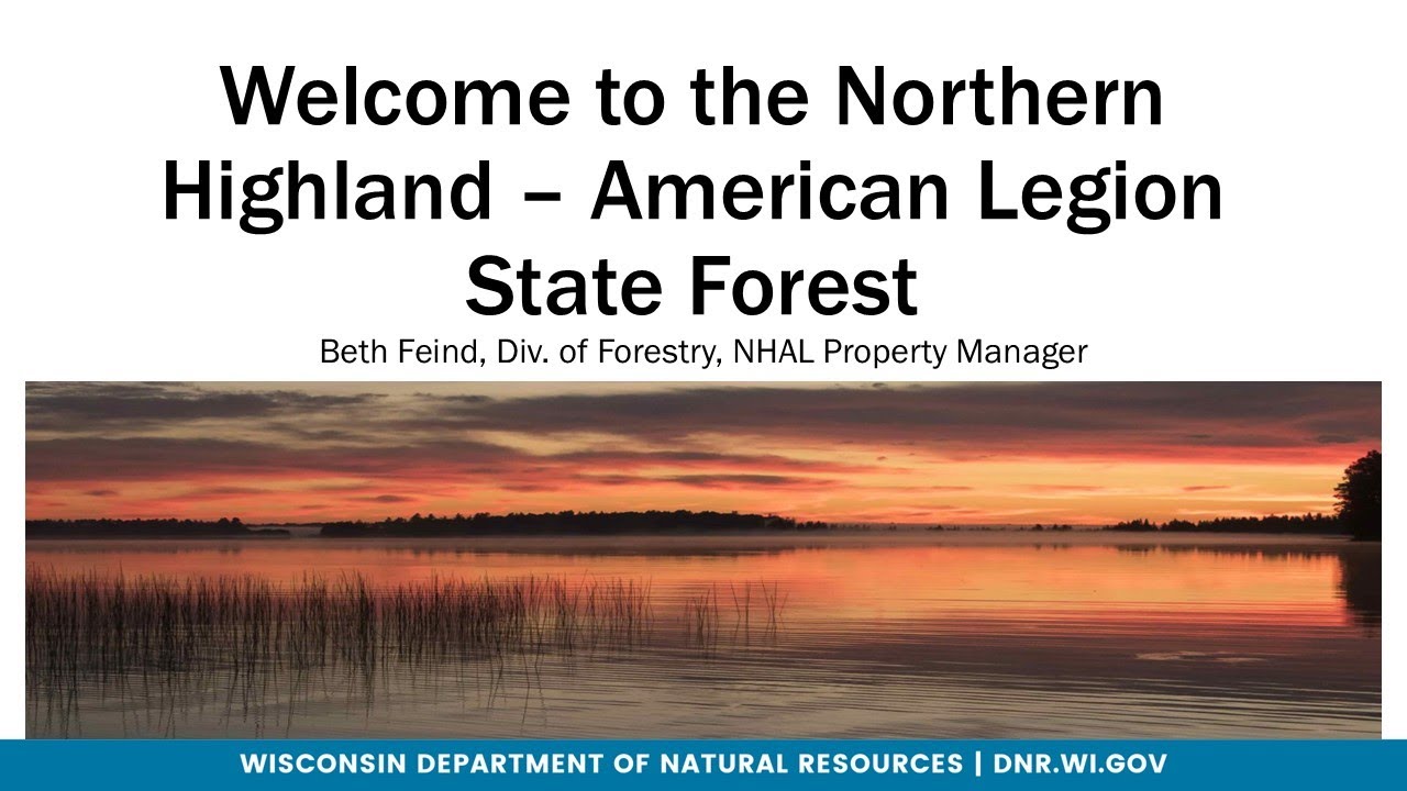 Welcome to the Northern Highland - American Legion State Forest - YouTube