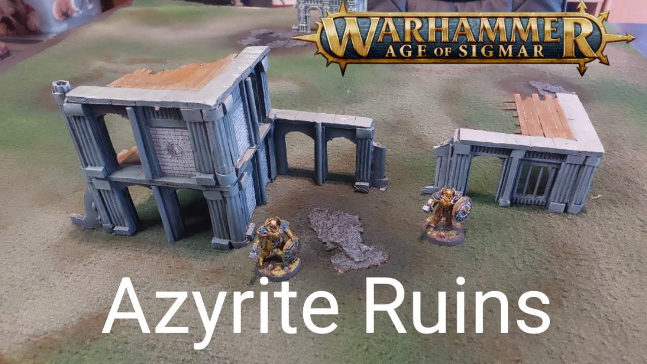 How To Make AZYRITE RUINS For Age of Sigmar, Warcry, 40K, Kill Team ...