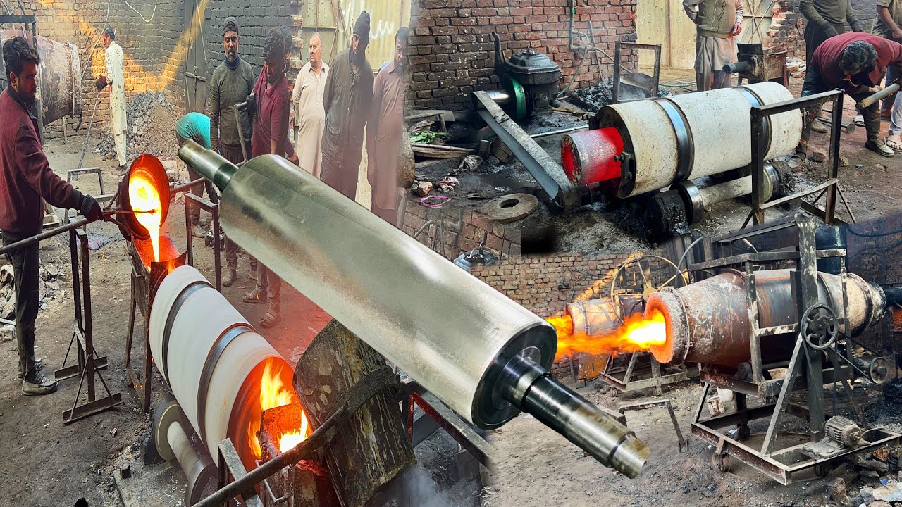 Amazing Process of Manufacturing Flour Mill Roller in Factory | How ...