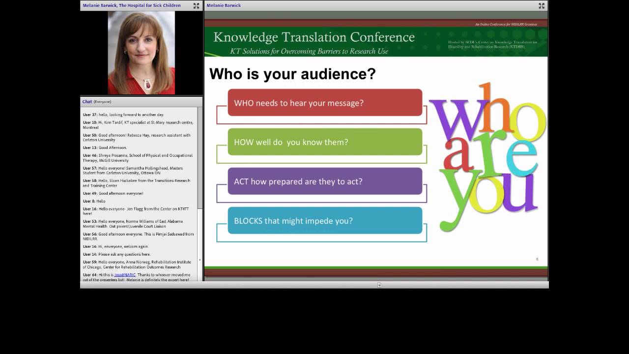 Day 2 - Knowledge Translation Planning Template - YouTube