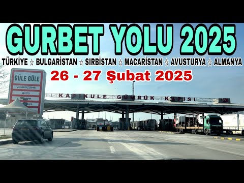 İstanbul’dan Almanya’ya Arabayla Yolculuk – Gurbet Yolu 2025