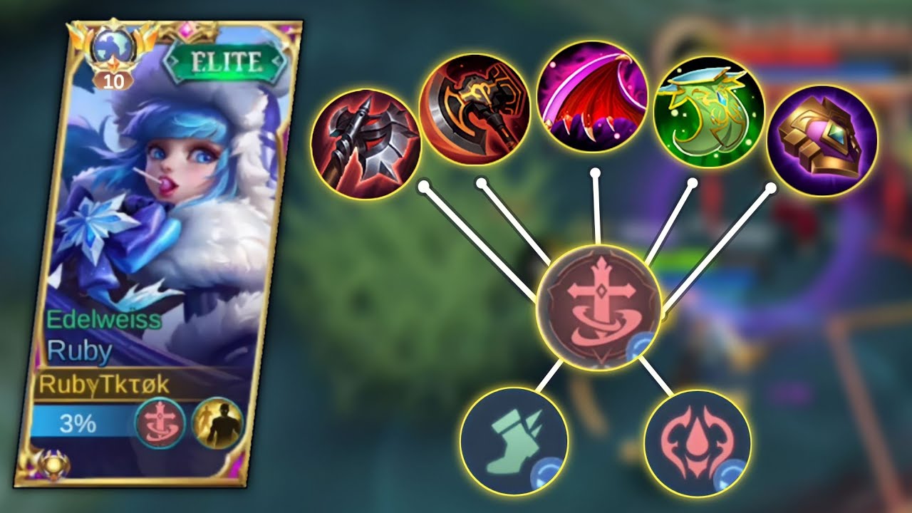 Set Emblem Fighter Ruby Terbaru - Item Build Ruby Terbaru | MLBB - YouTube