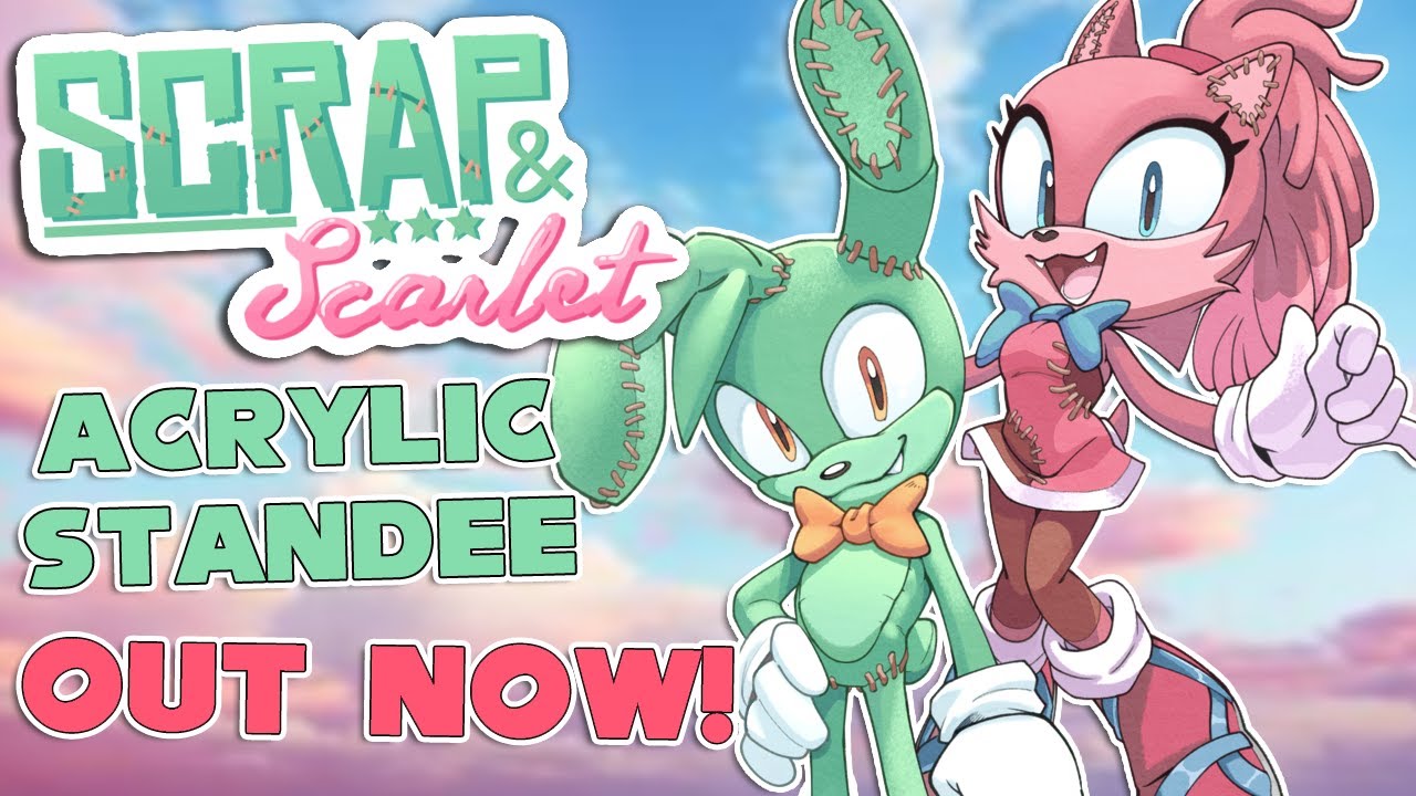 SCRAP AND SCARLET ACRYLIC STANDEE OUT NOW LIMITED EDITION! - YouTube