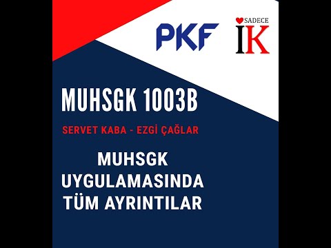 MUHSGK - 1003B (SERVET KABA - EZGİ ÇAĞLAR)