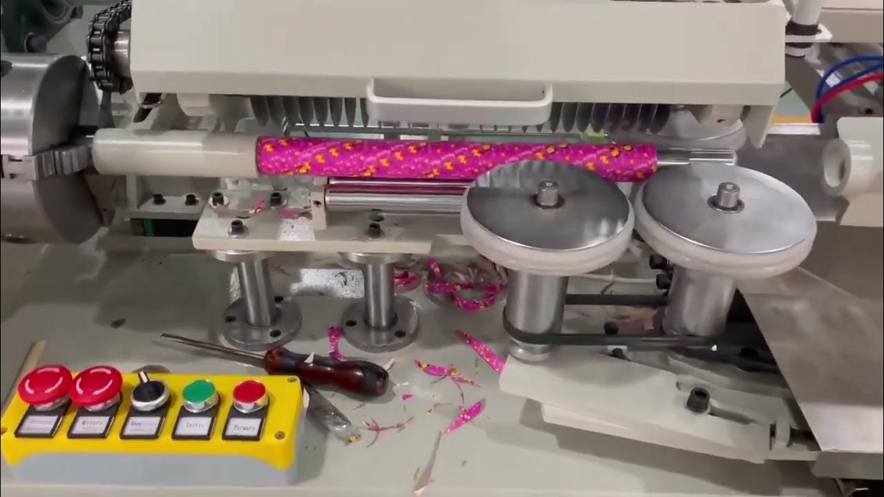 Automatic Paper Core Cutting Machine (with auto core loading and unloading) | 300mm width - YouTube