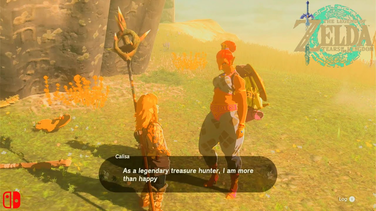 Legend Zelda Tears of the Kingdom - Explore With Cow Horse, Hunt Item ...