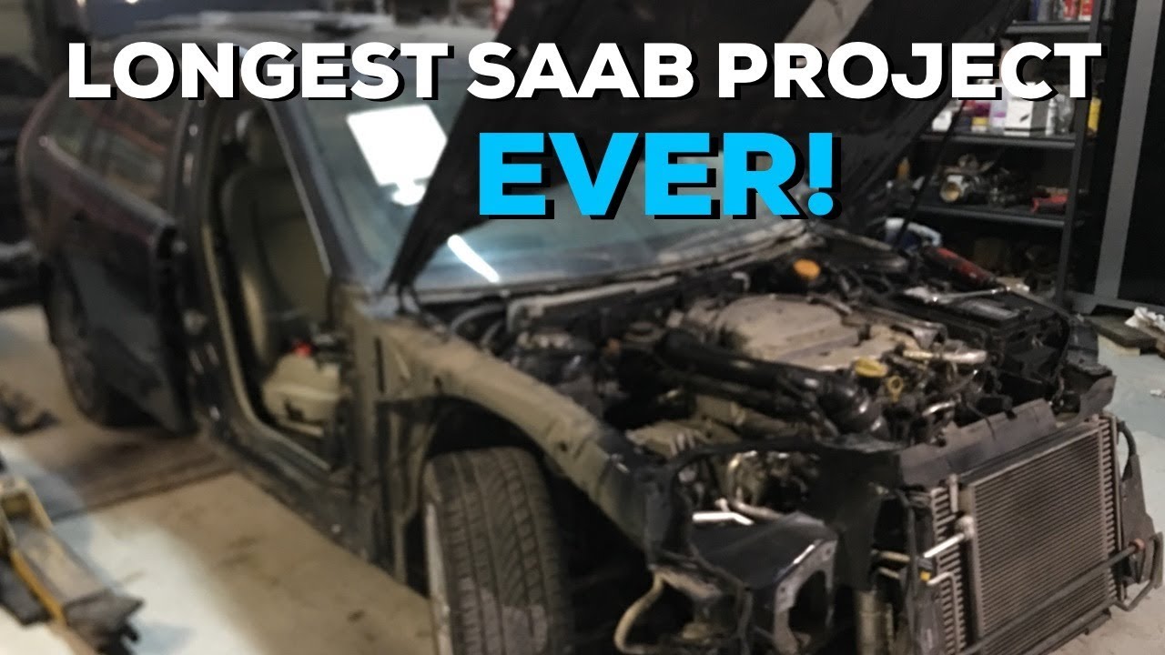 Pt.2 Daily driver Saab Rebuild - Salvage 9-3 Aero Wagon - YouTube