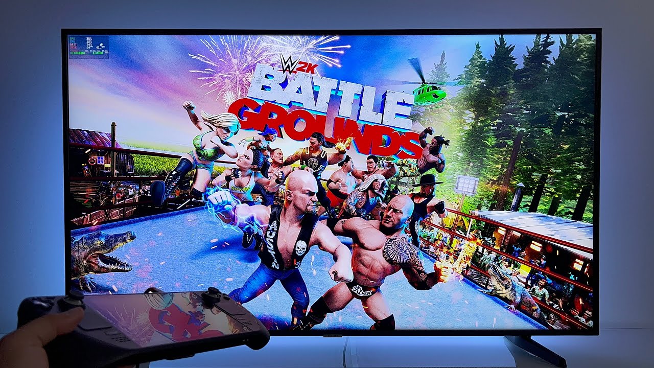 BattleGround Steam Deck 4K TV gameplay - YouTube