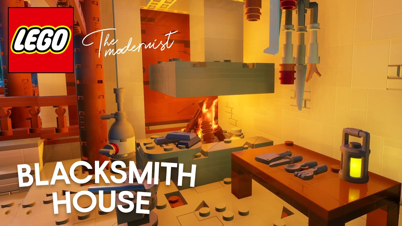LEGO Fortnite: Blacksmith House Showcase for your Village! - YouTube