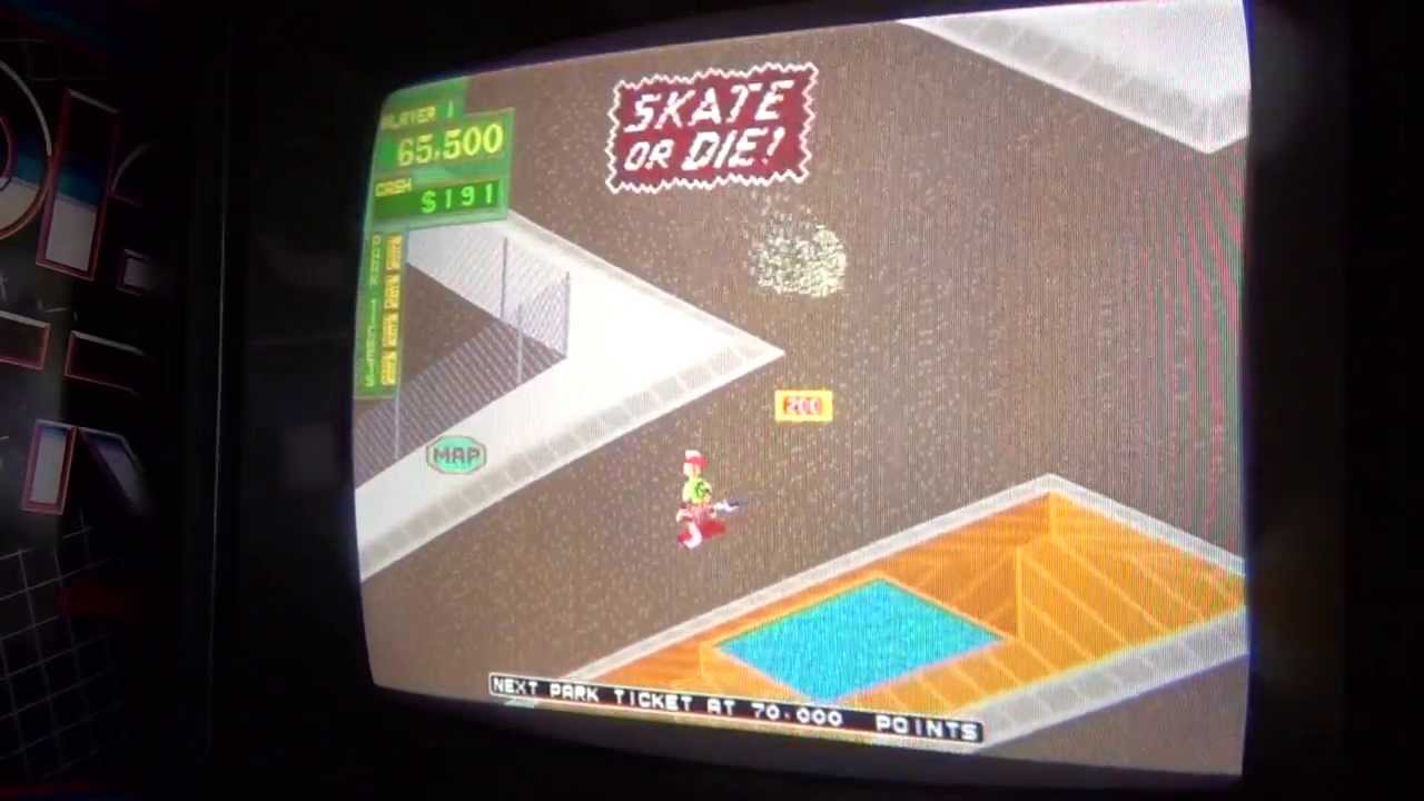 Atari 720 Arcade - First 5 Parks - Ramp Lip Trick - YouTube