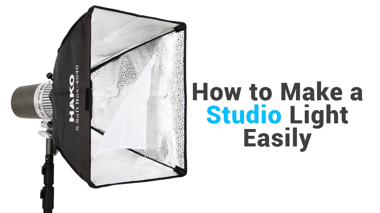 How to make a Handmade Soft Studio Light - YouTube
