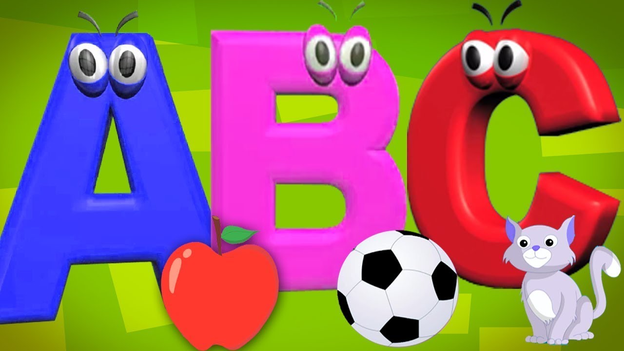 ABCD Phonics song abcd Two words Nursery rhymes A to Z alphabet phonics ...