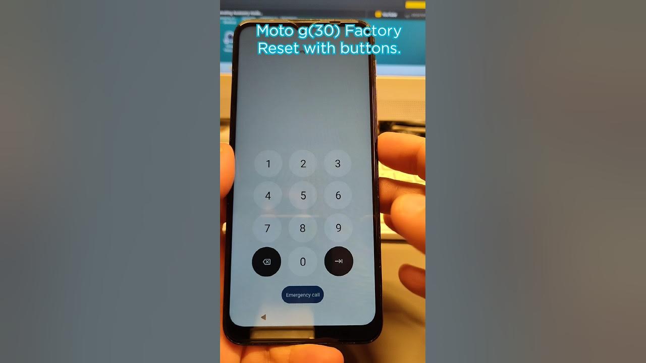 Forgot Pin Code? How to Hard Reset Motorola Moto G30 (XT2129-1). Remove pin, pattern, password ...