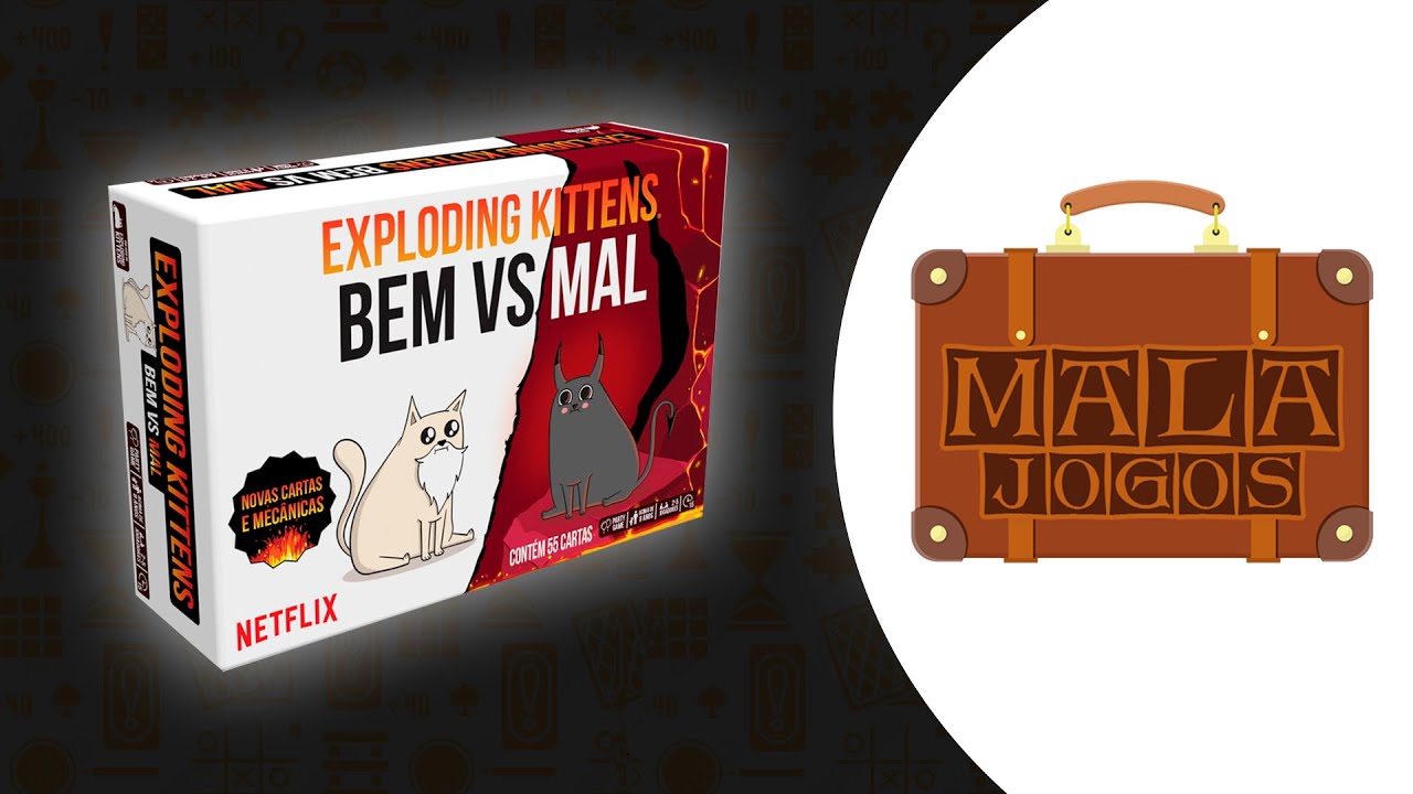 Exploding Kittens: Bem Vs Mal - Gameplay - YouTube