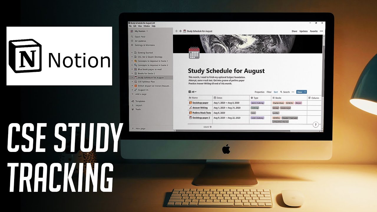 Using Notion to plan my CSE study Time Table | Using Notion for ...