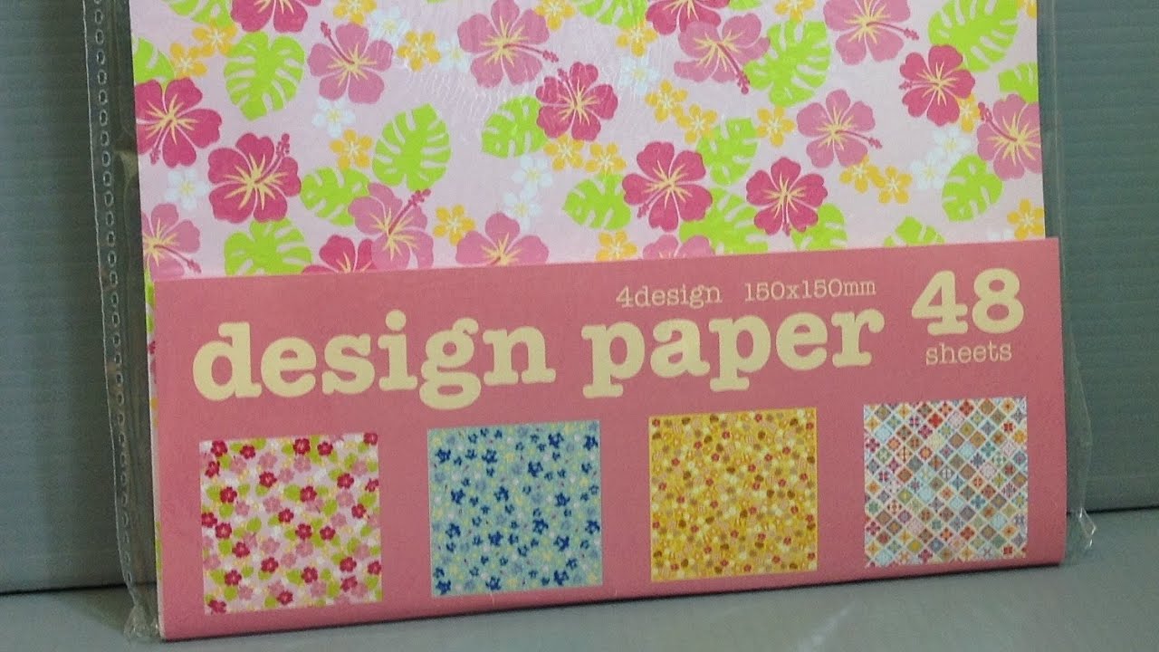 AMIFA Hawaiian Design Chiyogami Unboxing! - YouTube